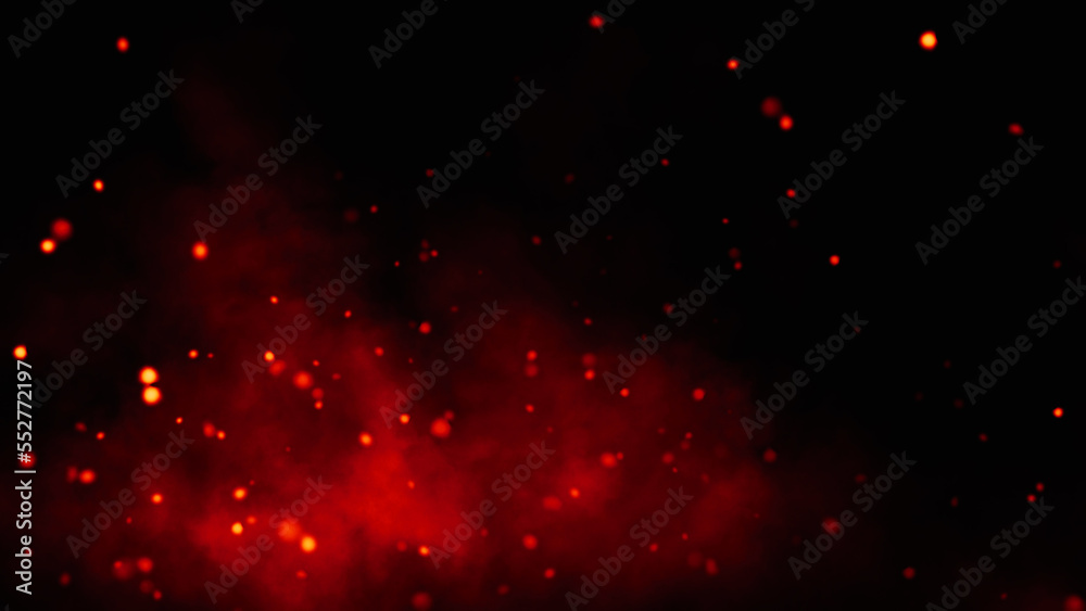 Red fire embers particles texture overlays . Sparkle burn effect on ...