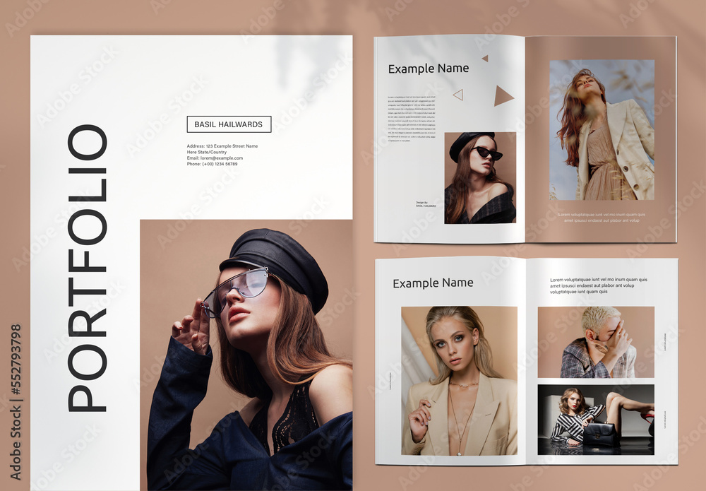 Portfolio Layout Stock Template | Adobe Stock