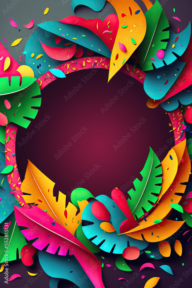 Celebration banner for Carnaval party, June celebration, Parintins ...