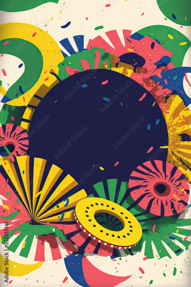 Celebration banner for Carnaval party, June celebration, Parintins ...