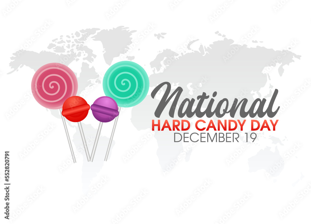 vector graphic of national hard candy day good for national hard candy ...
