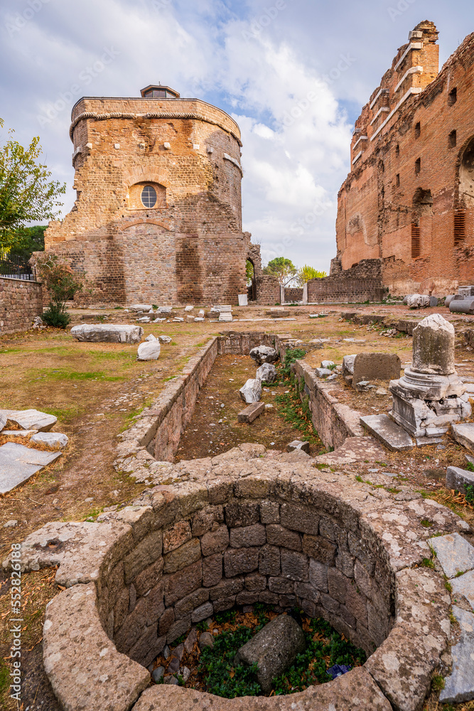 The "Red Basilica" (Kizil Avlu), also called the Red Hall and Red ...