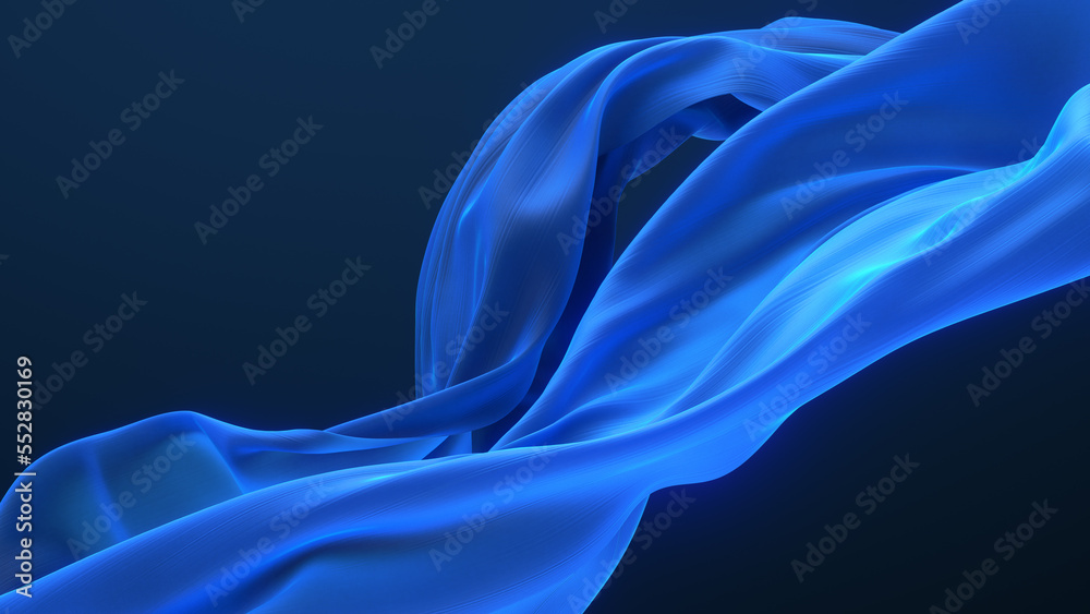 Blue Piece Of Cloth