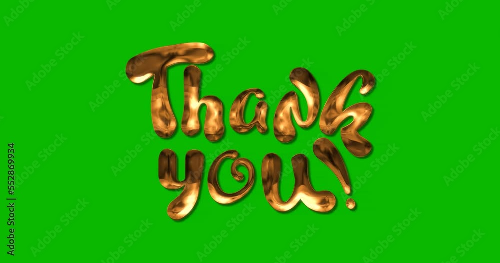 Thank You animated, suitable for celebrations, wishes, events, messages ...