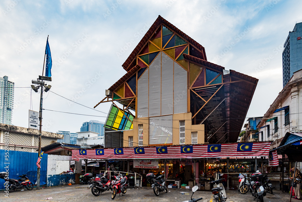 Kuala Lumpur, Malaysia - December 2022 - Chow Kit market in Kuala Lumpur, Malaysia. Chow Kit ...