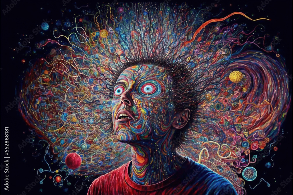 Multiverse Connected Through a Nervous System - Trippy Psychodelic ...