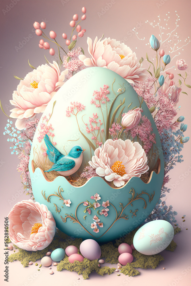 Spring Colors Easter Eggs