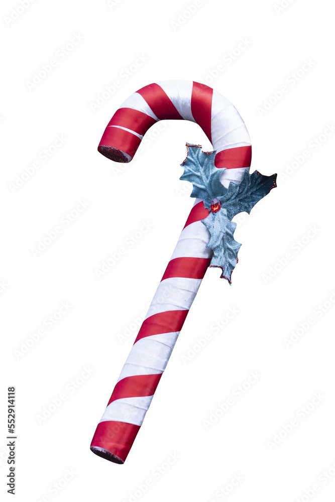 DIY Christmas Candy Cane, Christmas outdoor decorations Stock Photo ...