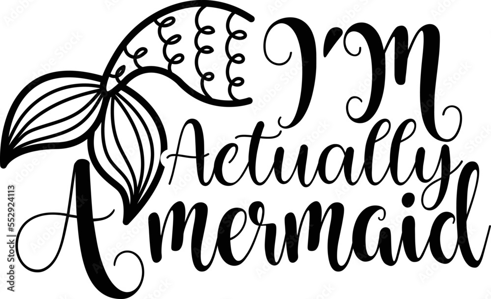 Mermaid SVG Bundle, Mermaid Tail Svg, Mermaid Quotes, Mermaid ...