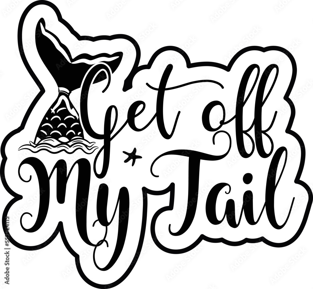 Vetor do Stock: Mermaid SVG Bundle, Mermaid Tail Svg, Mermaid Quotes ...