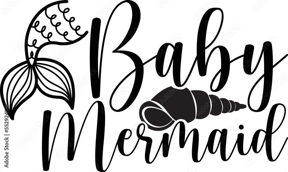 Mermaid SVG Bundle, Mermaid Tail Svg, Mermaid Quotes, Mermaid ...