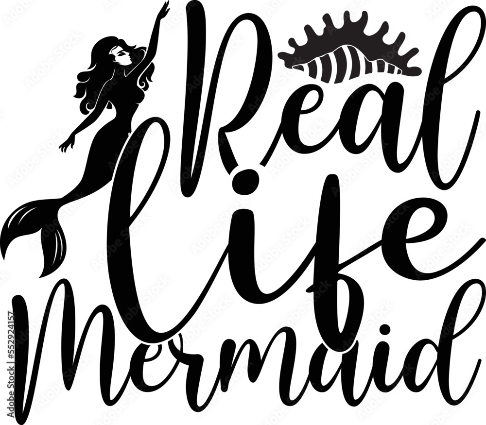 Mermaid SVG Bundle, Mermaid Tail Svg, Mermaid Quotes, Mermaid ...