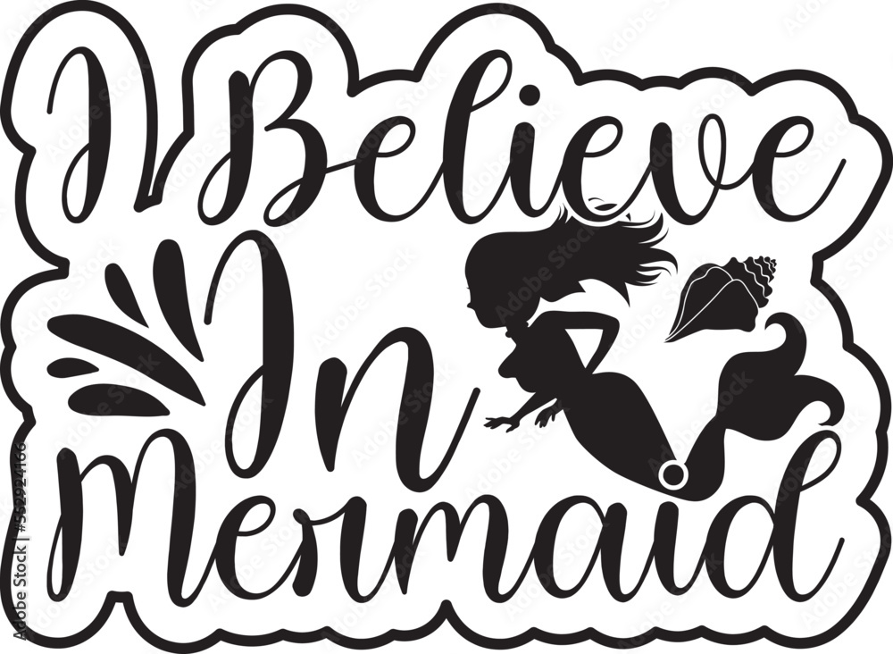 Vetor do Stock: Mermaid SVG Bundle, Mermaid Tail Svg, Mermaid Quotes ...