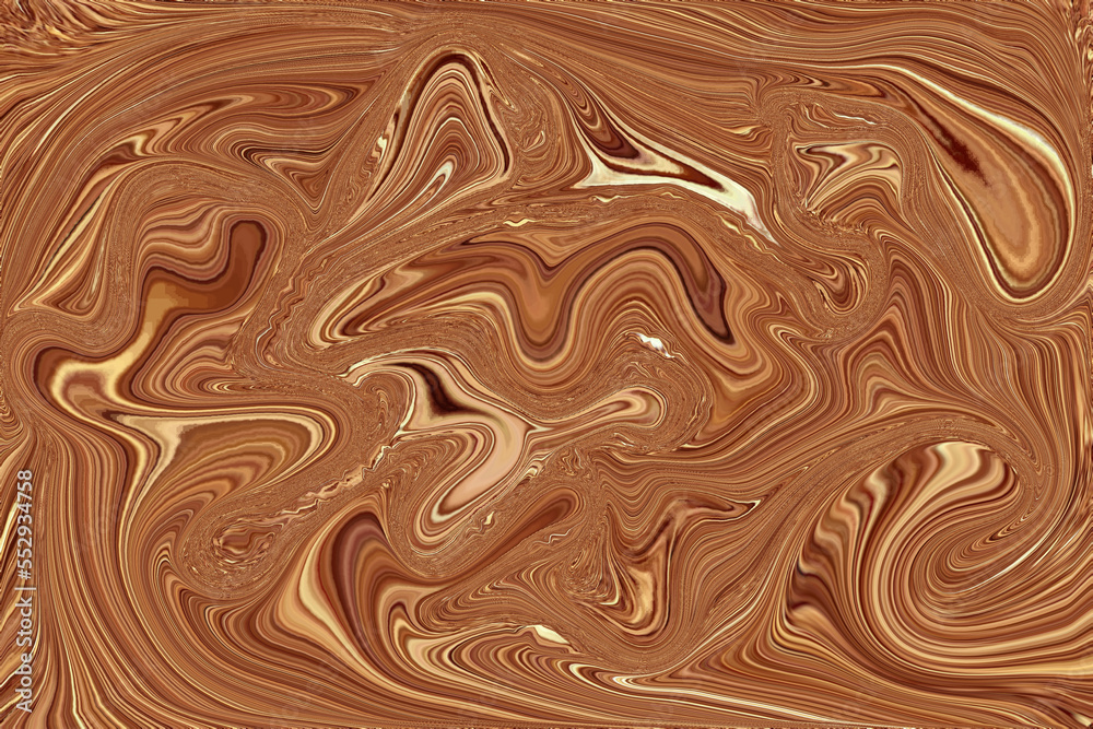 abstract wavy arches background or wallpaper domination of brown color ...