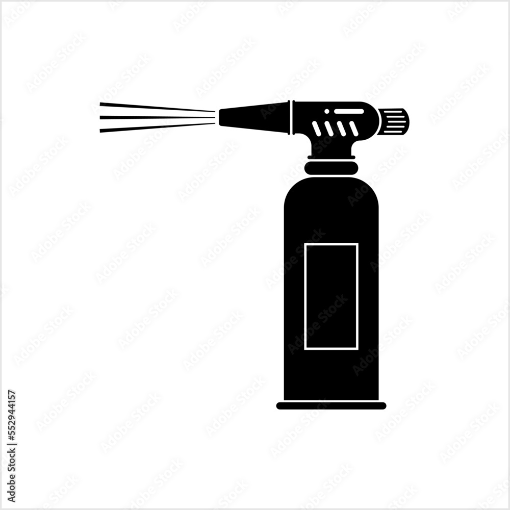Blow Torch Icon, Blowtorch Icon, Welding Torch With Butane Burner Icon ...