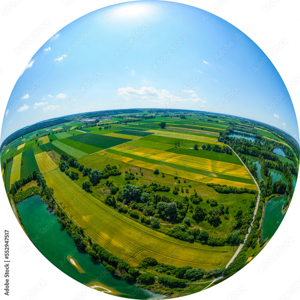 Die Sander Heide, ein kleines Naturdenkmal nahe der Sander Seen im ...