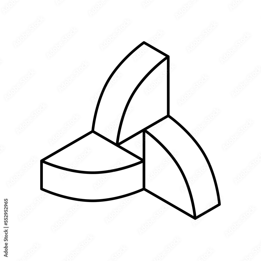 Three Quarters Linear Design Template 2D Quarters Of A Circle three-quarters-linear-design-template-2d-quarters-of-a-circle