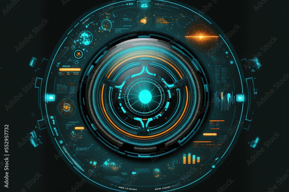 abstract technology ui futuristic concept hud interface hologram ...