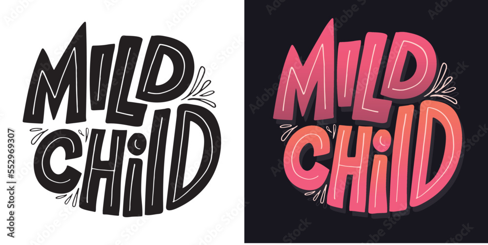 Inspiration slogan for print and poster design. Hand drawn motivation ...