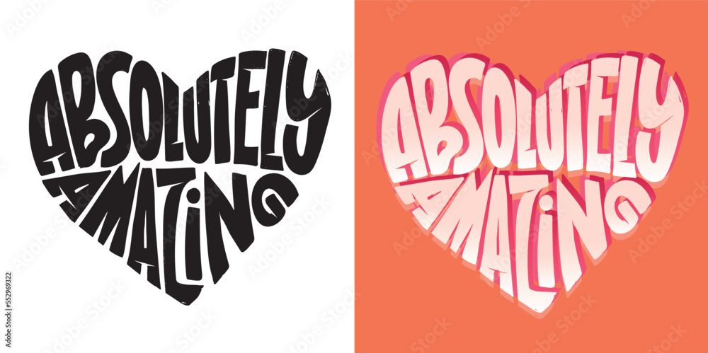 Inspiration slogan for print and poster design. Hand drawn motivation ...