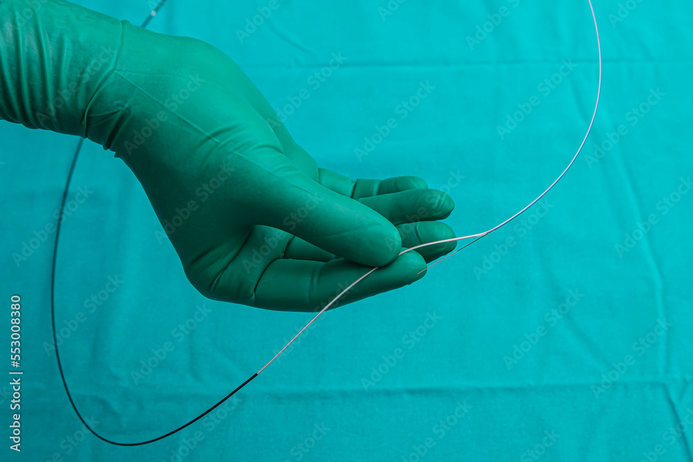 Coronary Imaging Catheter. Dual Lumen Catheter. Coronary angiography ...