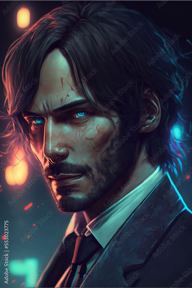 Handsome Scarred Face