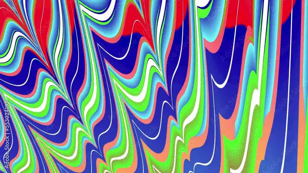 Background with zigzag stripes.multicolor psychedelic optical illusion ...