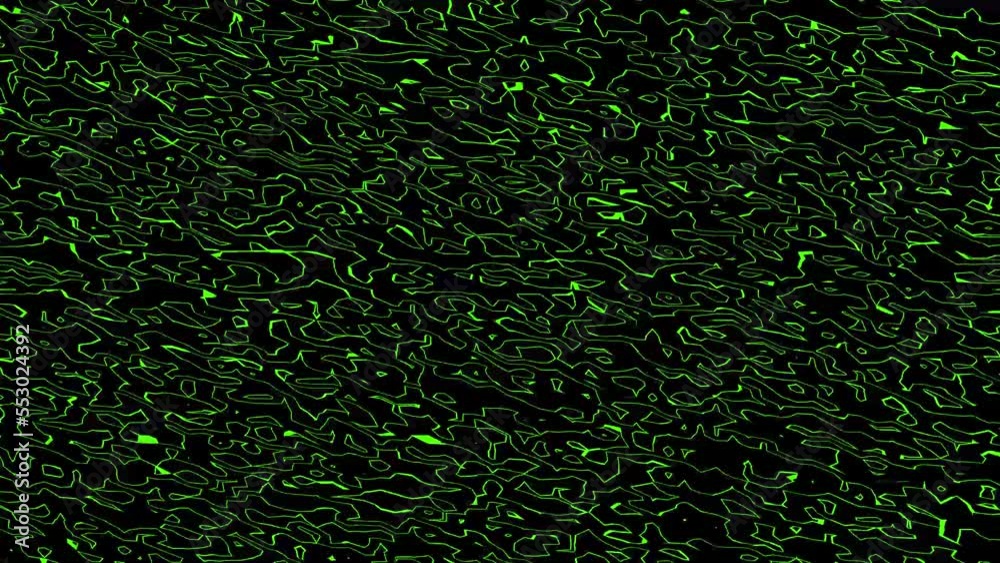 Animated 3D waving cloth texture. Liquid holographic background. Smooth ...