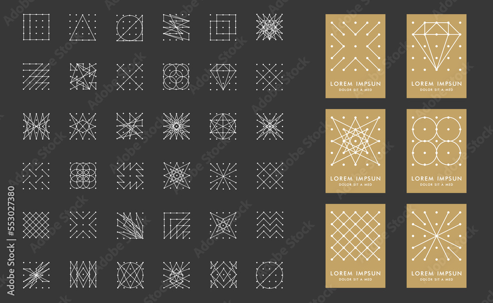 Collection of 36 icon,6 stylish spiritual Logo.Signs,Logo,Element,Label ...