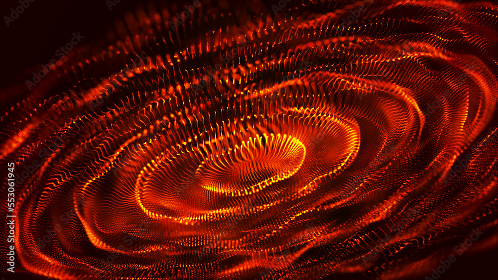 Data Flow Information Concept Of Digital Communication Digital Data Stream Futuristic Flow