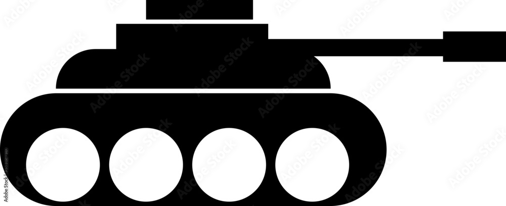 Military Tank destroyer icon trendy on white background..eps Stock ...
