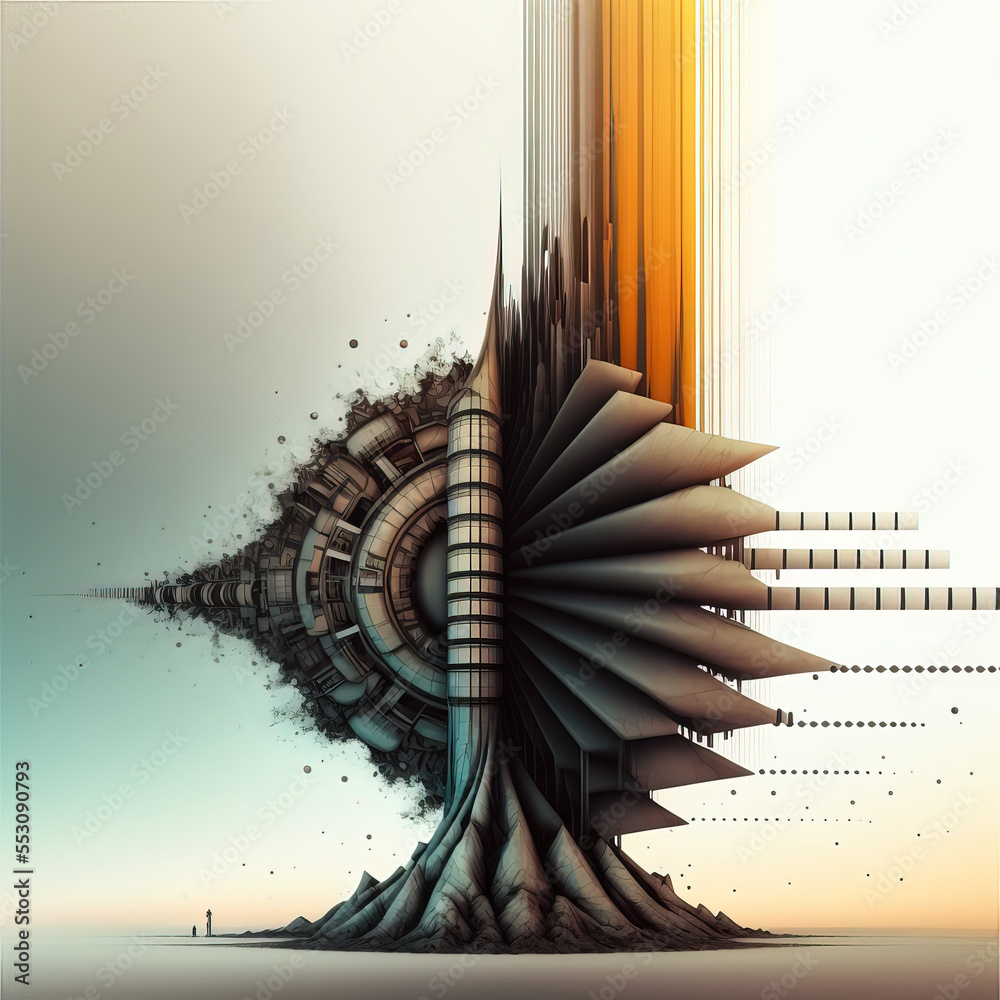 Generative Designs by AI for electronic muso or DJ in need of stunning ...