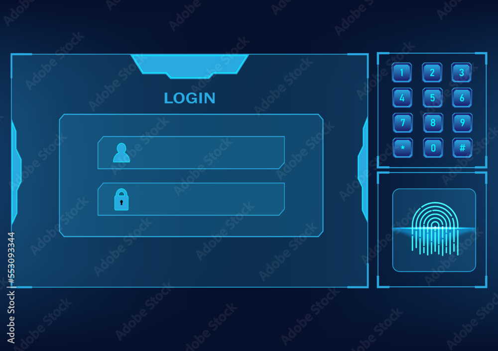 abstract screen technology has a numeric keypad and security system ... abstract screen technology has a numeric keypad and security system ...