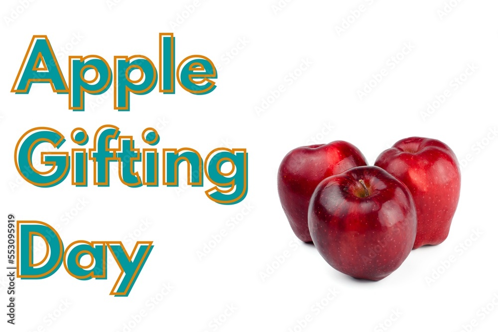 Apple Gifting Day is celebrated every year on January 1 Stock Photo ...