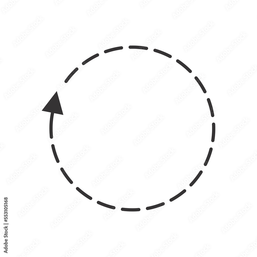 Black Circle arrows isolate on transparent background. Stock Illustration | Adobe Stock