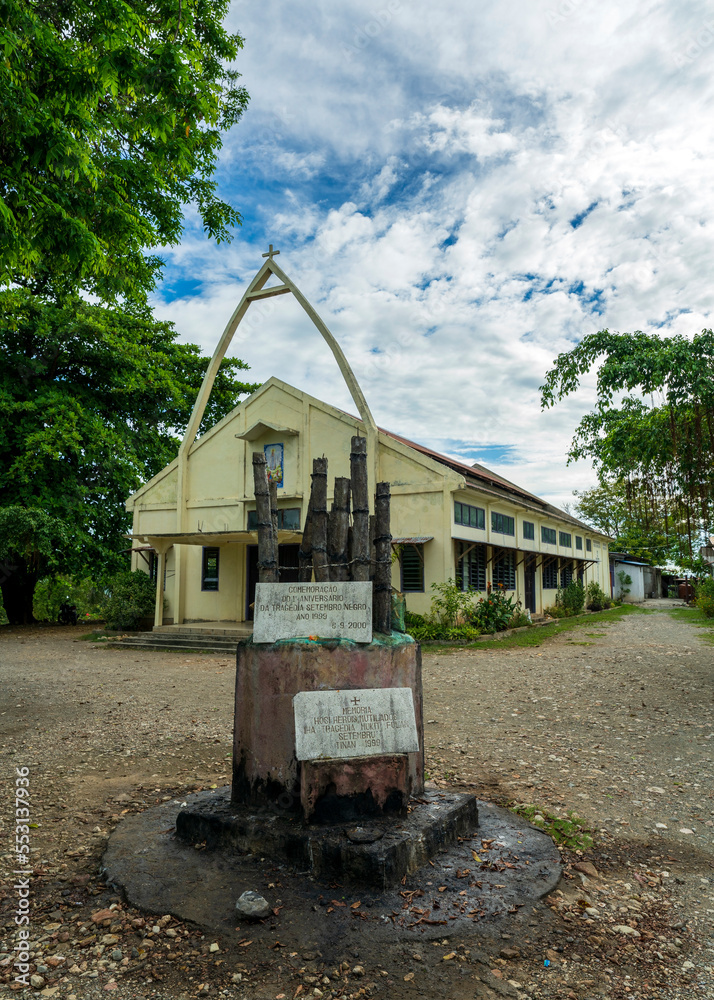 Foto de Suai massacre memorial and Ave Maria church where Indonesian ...