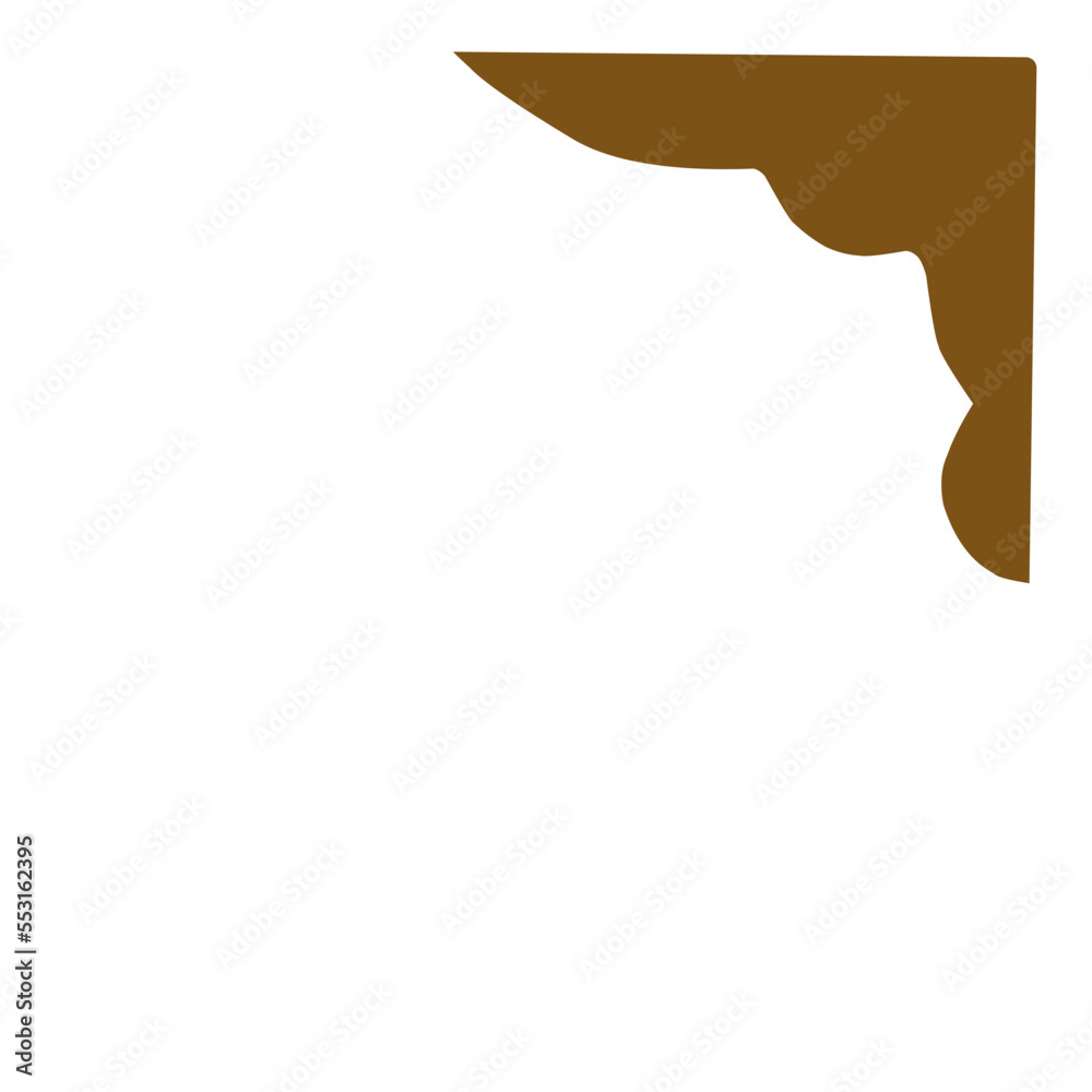 Top corner border detail Stock Vector | Adobe Stock