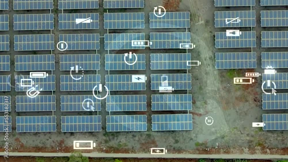 Solar panels- Climate change Paris agreement. Environment protection ...