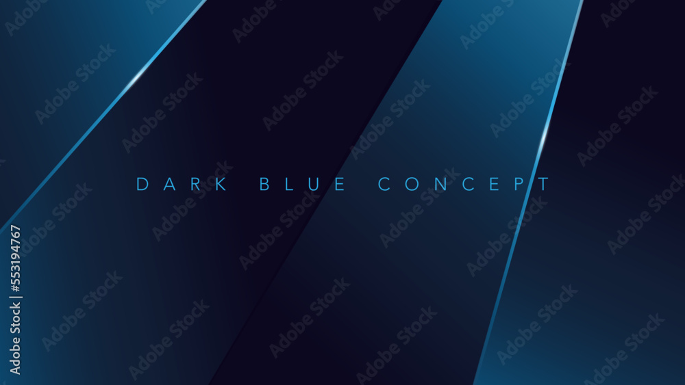 Modern minimalist dark blue premium abstract with geometric lines ...
