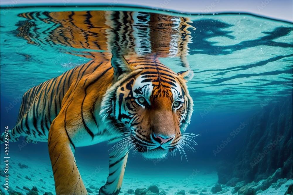 Underwater Tiger