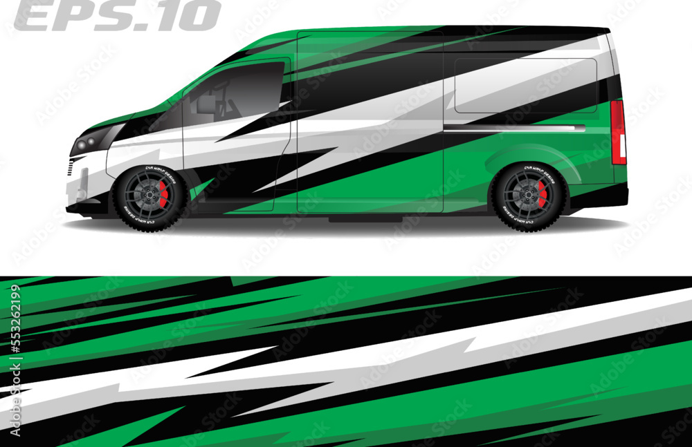 vector design for van livery stickers and others Stock Vector | Adobe Stock