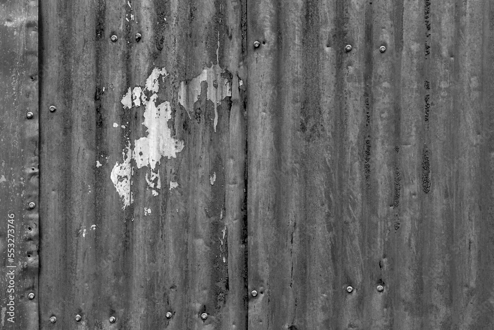 Transparent PNG Corrugated Aged and Rusty Ridged Metal Roof Texture ...