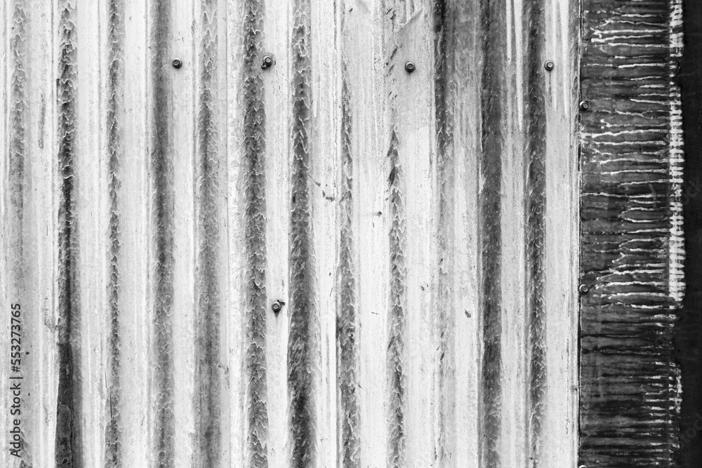 Transparent PNG Corrugated Aged and Rusty Ridged Metal Roof Texture ...