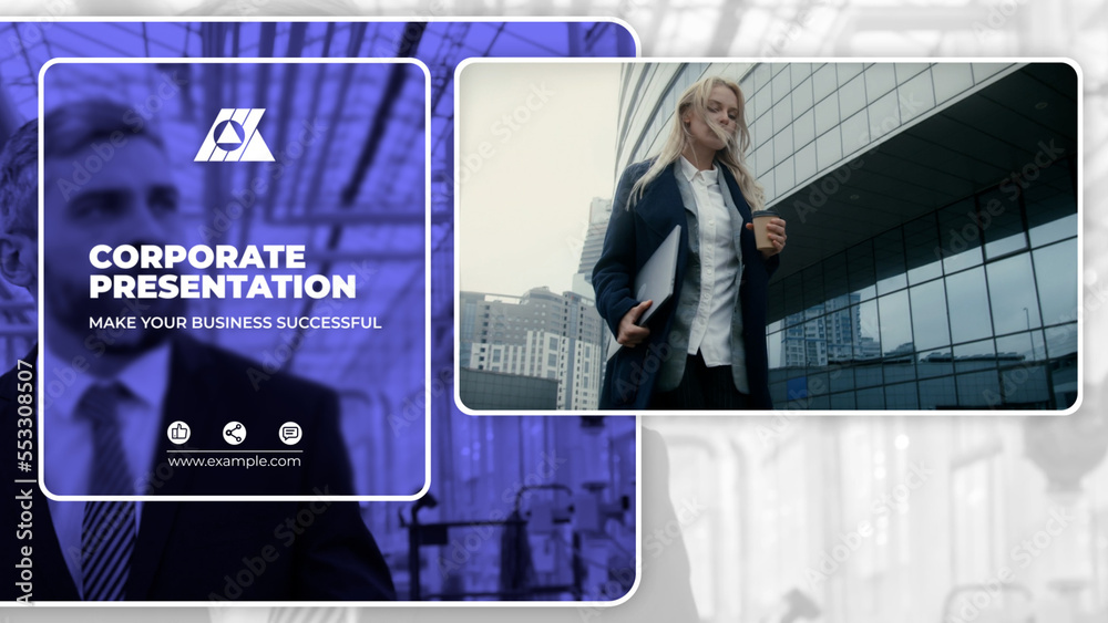 Business Corporate Slideshow Stock Template | Adobe Stock