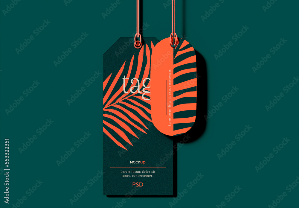 Labels Mockup Stock Template | Adobe Stock