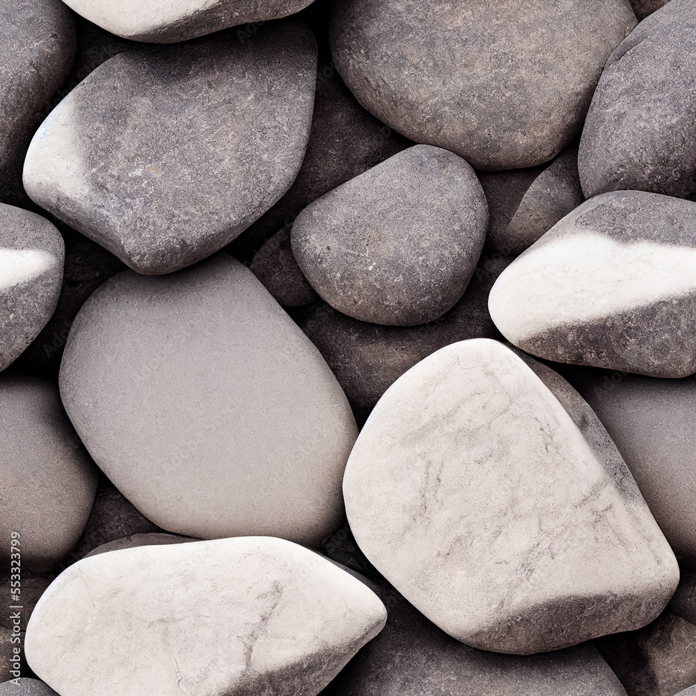 Rock stone texture seamless tile pattern Stock Illustration | Adobe Stock