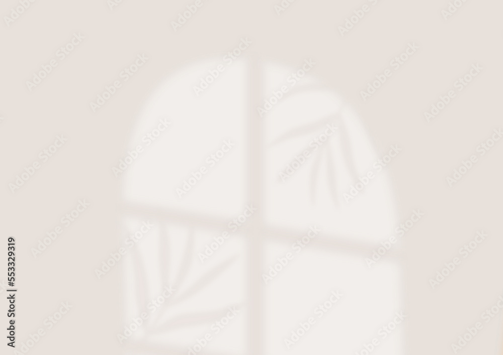 Minimal background with shadow. Aesthetic window shadow. Shadow from ...