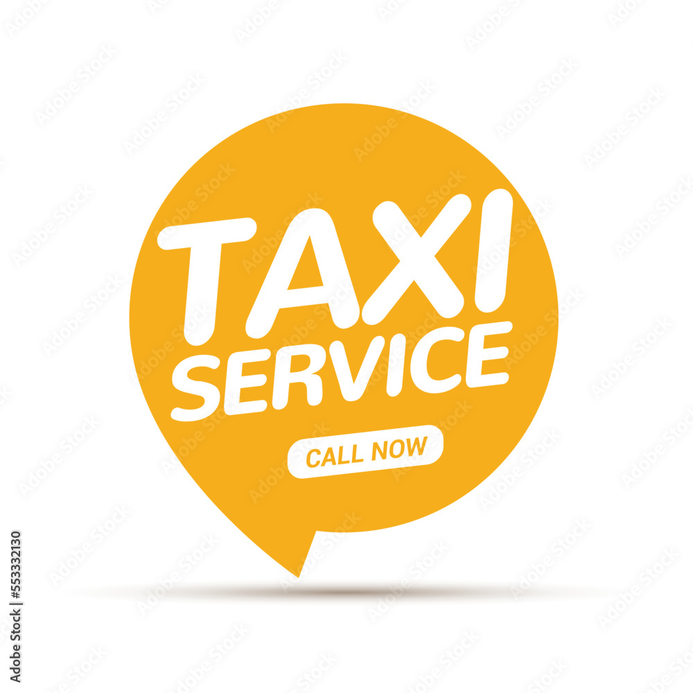 Taxi service pint logo icon. Taxi service map concept pin Stock Vector ...