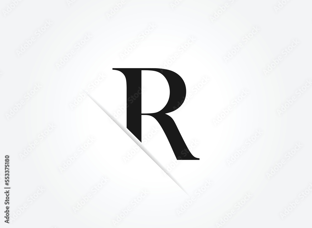 Letter R icon alphabet symbol. Letter R logo icon design vector sign ...