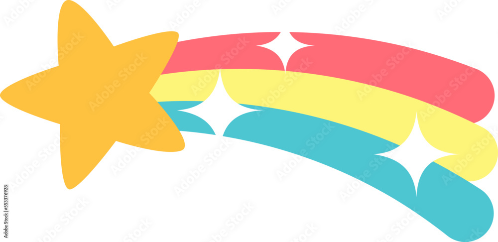 shooting star ,svg Stock Vector | Adobe Stock